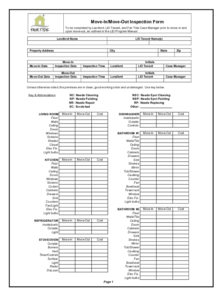 Fillable Online Rental Inspection Form - SimplifyEm.com Fax Email Print ...