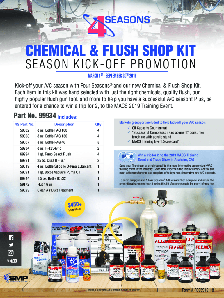 Fillable Online 24818 O-Ring Service Kit - Four Seasons Fax Email Print ...