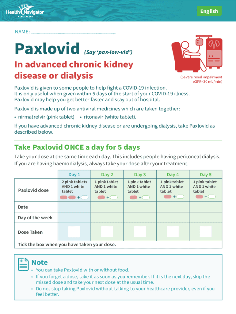 Fillable Online paxlovid-for-advanced-chronic-kidney-disease-or-dialysis- ... Fax Email Print ...