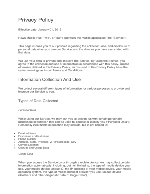 Fillable Online Privacy Statement - Citi UK Fax Email Print - pdfFiller