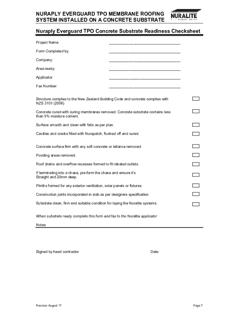 Fillable Online EverGuard SA TPO Self-Adhered Roof Membrane Fax Email ...