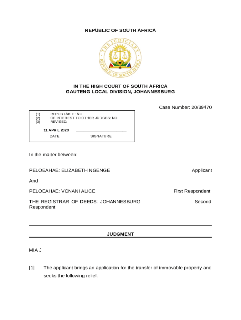 Fillable Online Case Number: 20/39470 Fax Email Print - pdfFiller