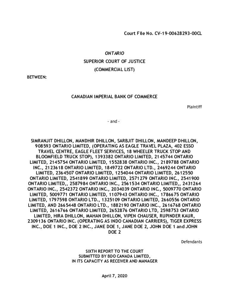 Fillable Online CIBC faces losing millions in alleged fraud by trucking ...