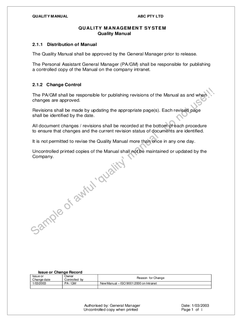Fillable Online Sample Awful Quality Manual Fax Email Print - pdfFiller