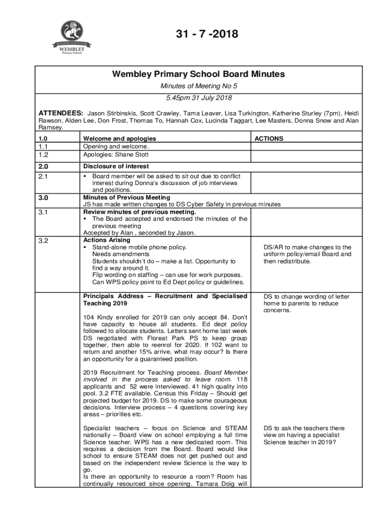 Fillable Online ATTENDEES: Jason Stirbinskis, Scott Crawley, Tama ...