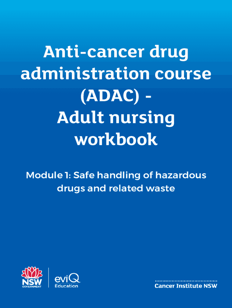 Fillable Online Safe handling and waste management of hazardous drugs ...