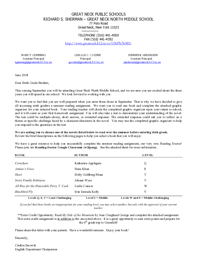 Fillable Online Contact Us / School Contact Information and Locations ...