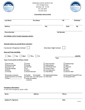 Fillable Online Updated-Volunteer-Form-1.pdf Fax Email Print - pdfFiller