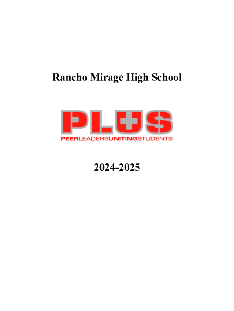 Fillable Online Rancho Mirage High School Associated Student Body ... Fax Email Print - pdfFiller