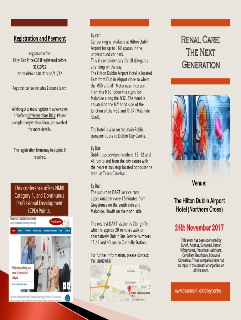 Fillable Online Renal Care: The Next Generation Fax Email Print - pdfFiller