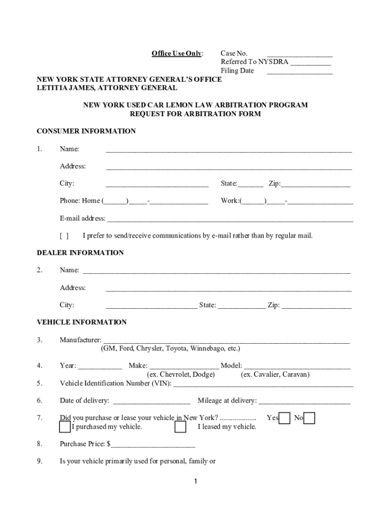 Fillable Online ag ny UC Application Form Fax Email Print - pdfFiller