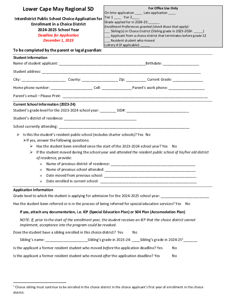 Fillable Online LCMR School District - Interdistrict Public School ...