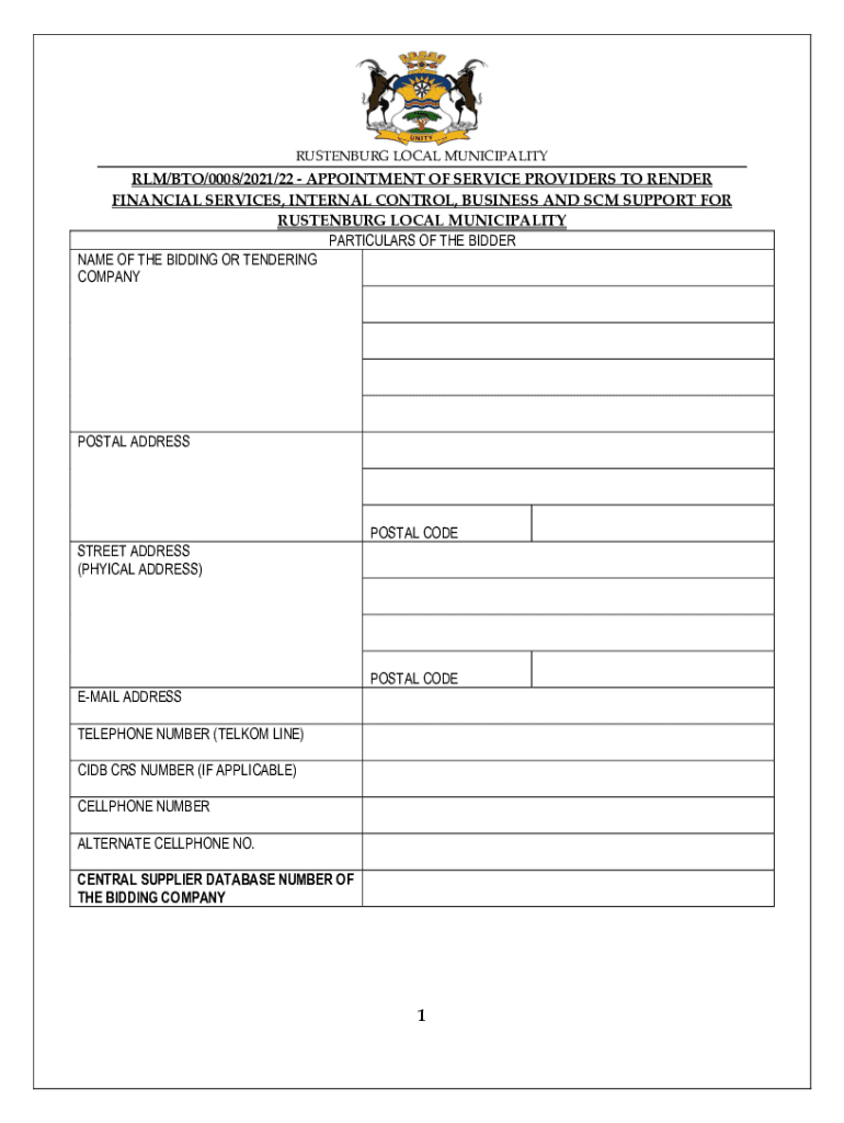 Fillable Online supply and delivery of motors and pumps for Fax Email Print - pdfFiller