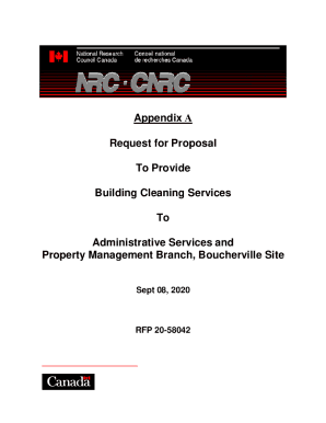 Fillable Online RFP# 21-58065 Appendix A Request for Proposal To ...