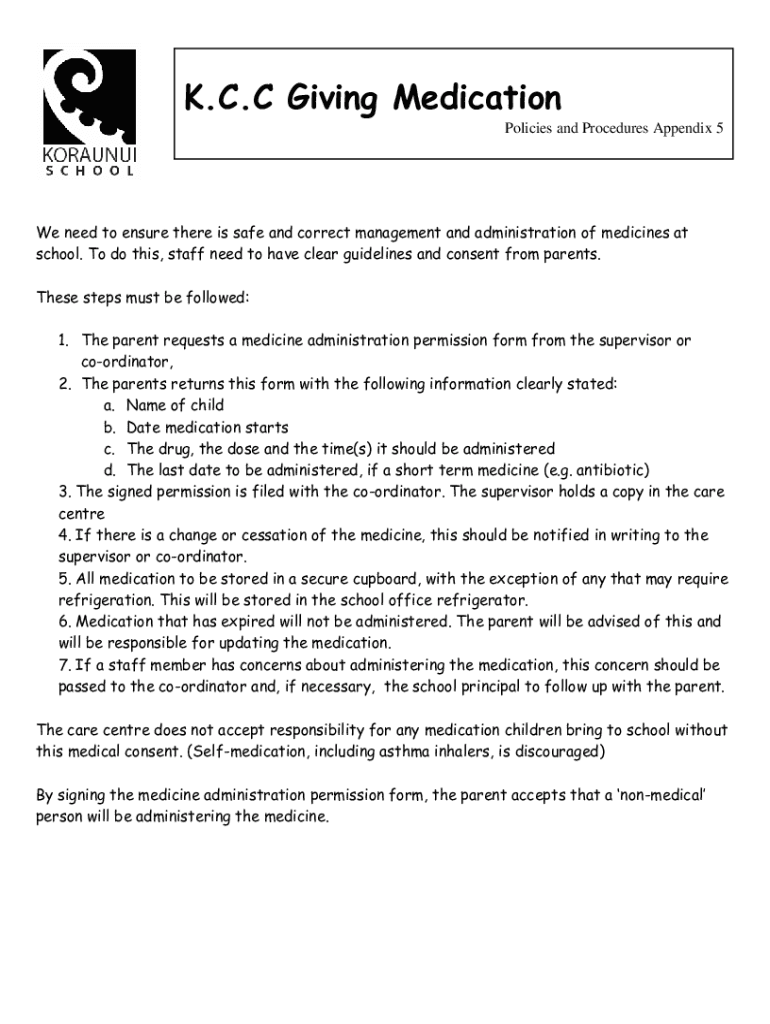 Fillable Online Medication Administration - ECLKC - HHS.gov Fax Email ...