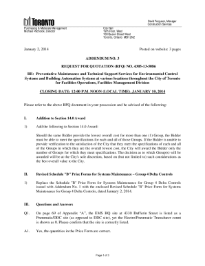 Fillable Online 3 pages ADDENDUM NO. 3 REQUEST FOR QUOTATION ( ... Fax ...