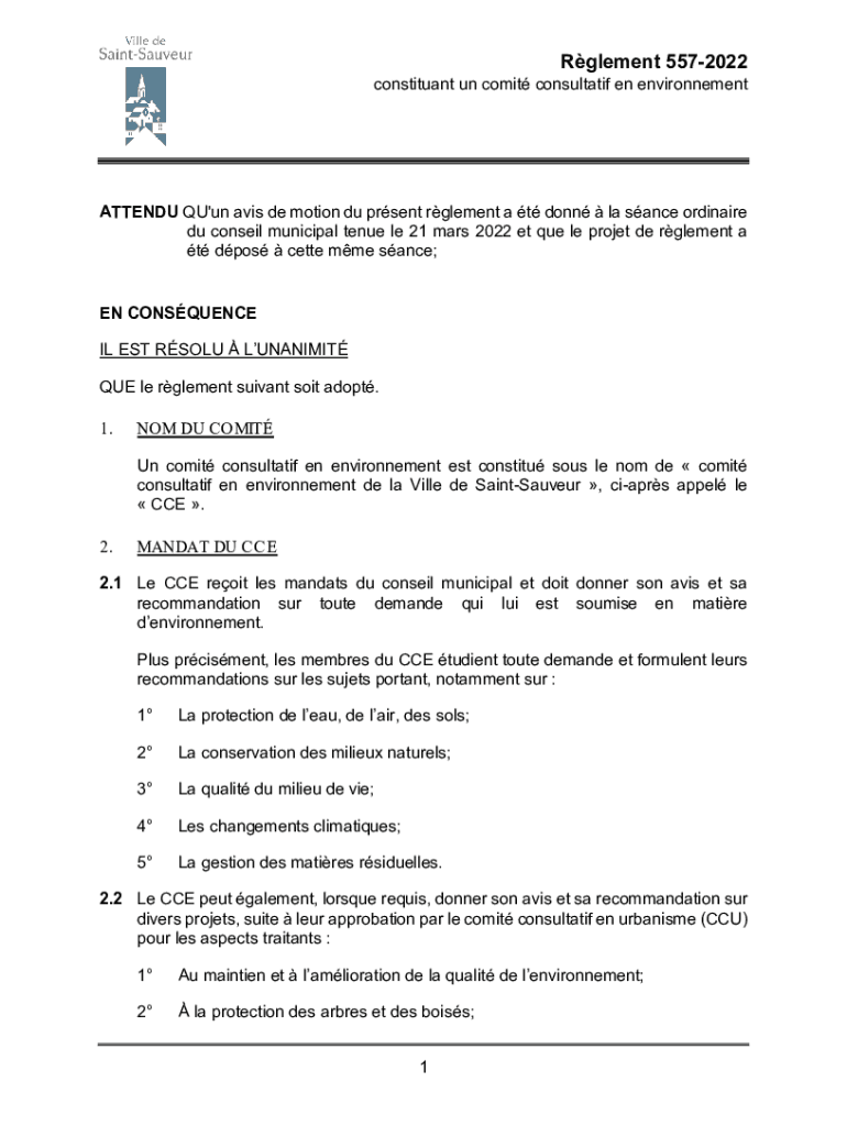Remplissable En Ligne Un comit consultatif en environnement, c'est quoi? Fax Email Imprimer ...