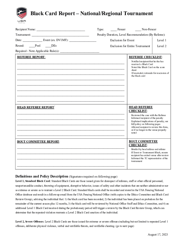 Fillable Online Black Card Information Form Fax Email Print - pdfFiller