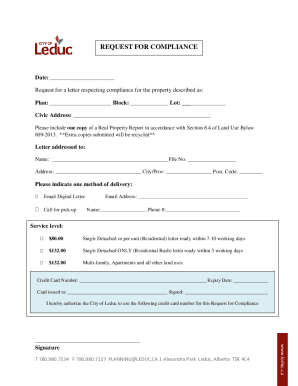 Fillable Online Lawyer Compliance Letter Request Form Fax Email Print - pdfFiller