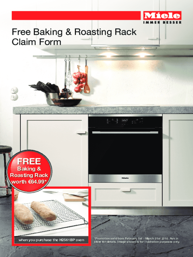 Fillable Online Free Baking & Roasting Rack Claim Form Fax Email Print ...