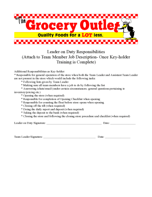 Fillable Online Key Holder Job Description Template Fax Email Print ...