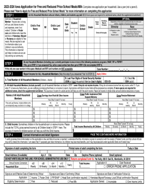 Fillable Online Income Eligibility & Verification - Iowa Department of ...