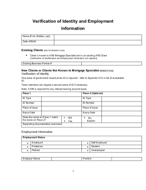 Fillable Online Experian Verify for employment and income verification ...