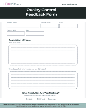 Fillable Online Black and White Modern Simple Customer Feedback Survey Form A4 Document Fax ...