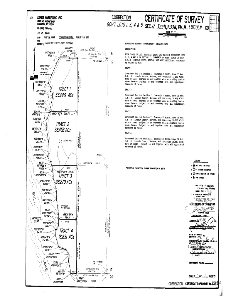 Fillable Online Clerk & RecorderFlathead County, MT Fax Email Print ...