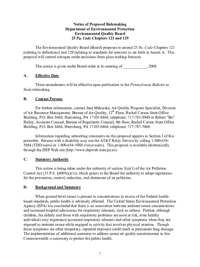 Fillable Online files dep state pa Office of Management and Technical Services - PA DEP Fax ...