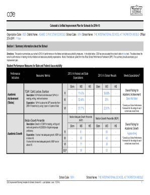 Fillable Online cedar2 cde state co School Code: 5814 School Name Fax ...