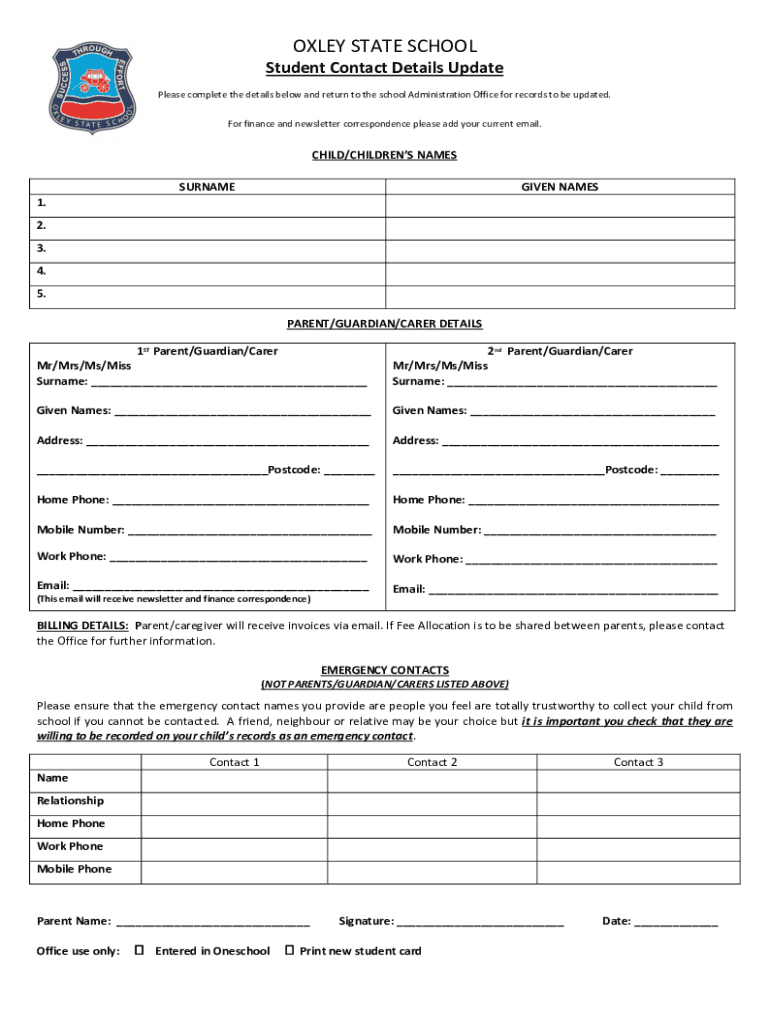 Fillable Online oxleyss eq edu FASRG, Update 16: Module 4: Accounting ...