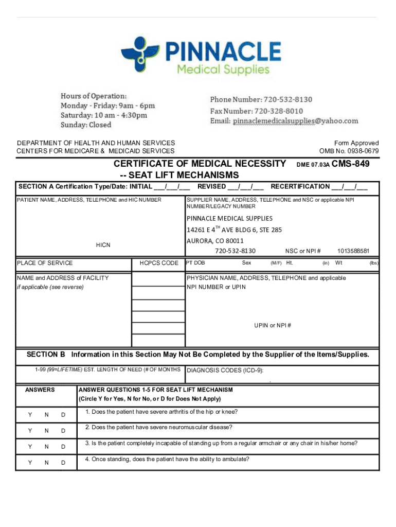 Fillable Online -- SEAT LIFT MECHANISMS Fax Email Print - pdfFiller