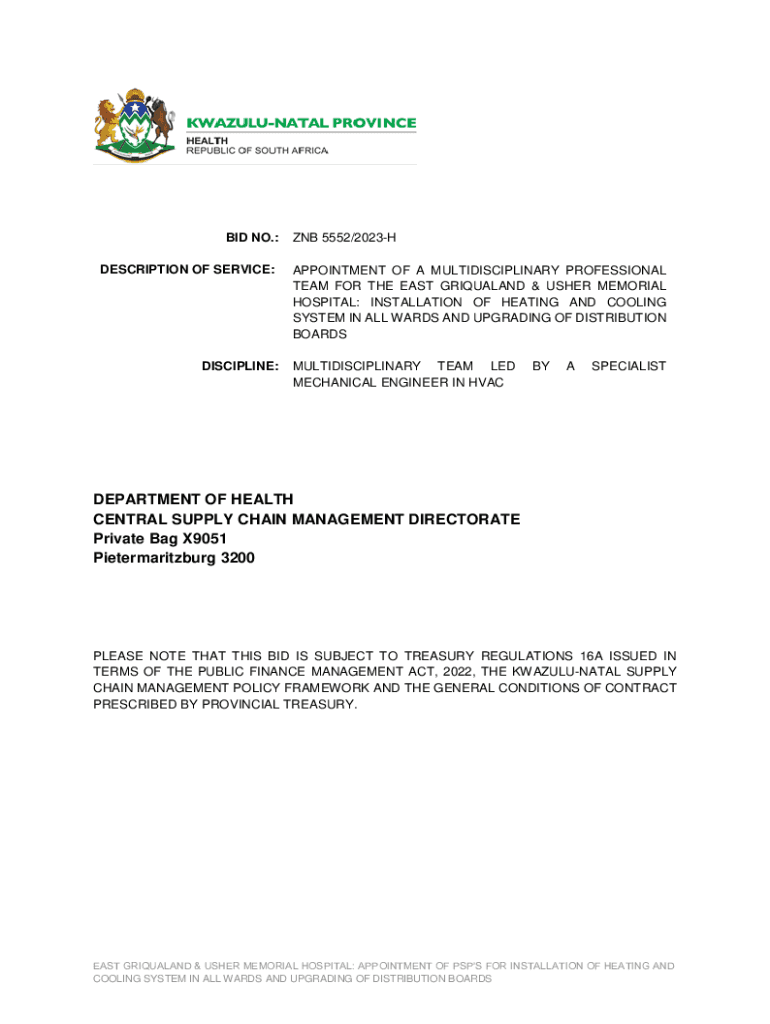 Fillable Online East Griqualand And Usher Memorial Hospital South ...