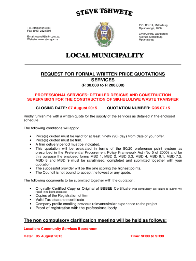 Fillable Online PROFESSIONAL SERVICES: DETAILED DESIGNS AND CONSTRUCTION Fax Email Print - pdfFiller