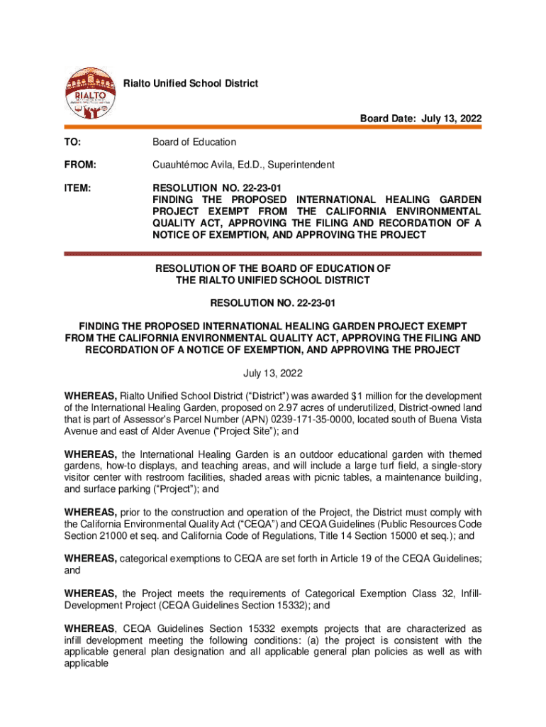 Fillable Online kec rialto k12 ca Rialto Unified School District breaks ...