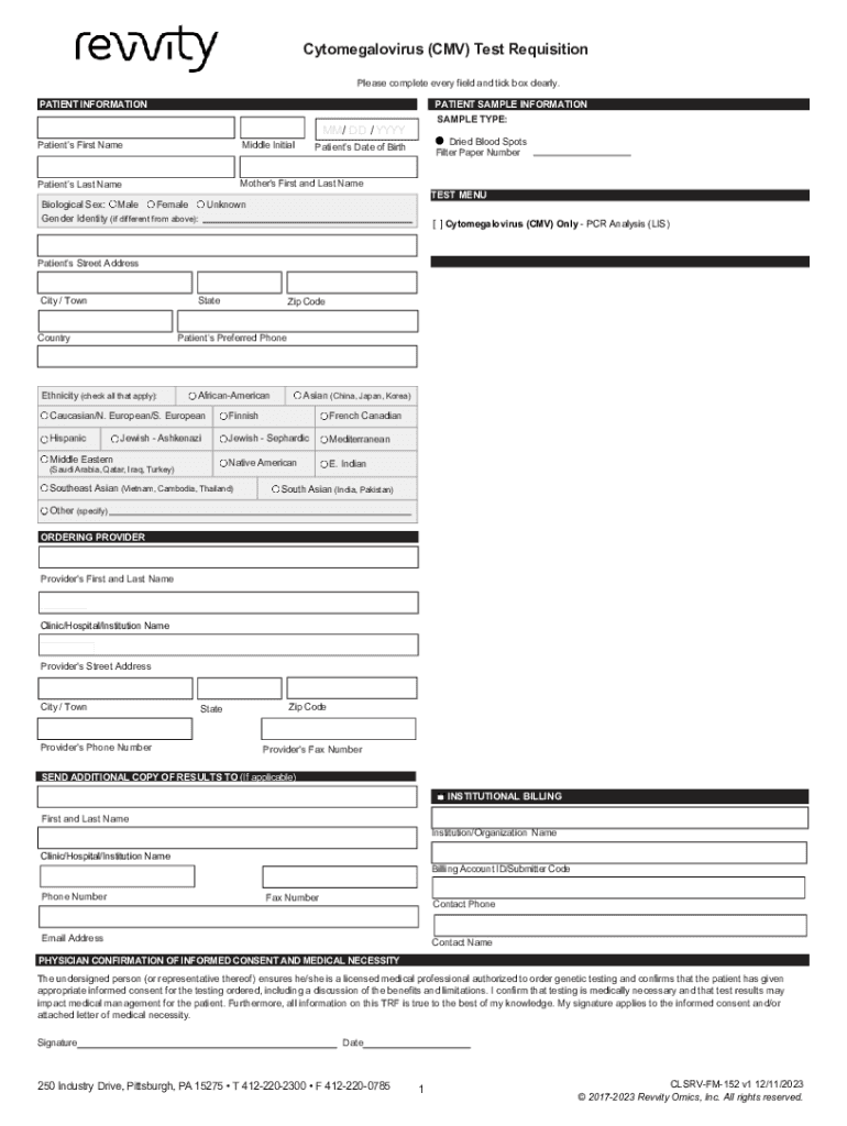 Fillable Online Detection of cytomegalovirus (CMV) by digital PCR in ...
