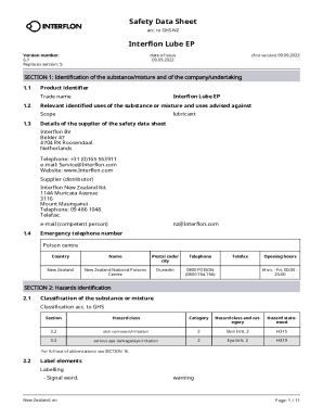 Fillable Online Safety Data Sheet D-LUBE 150 Fax Email Print - pdfFiller