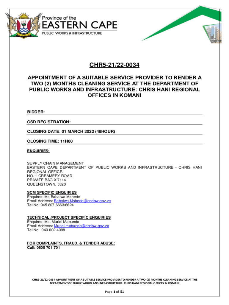 Fillable Online Appointment of a Suitable Service Provider(s) to Render ...