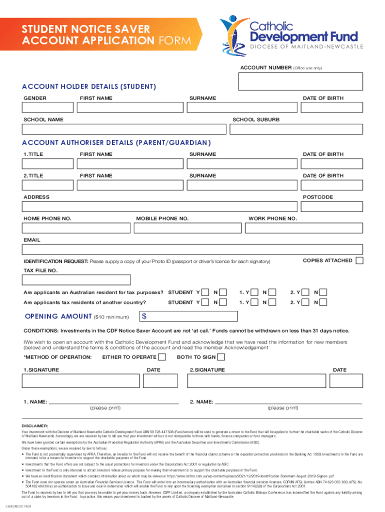 Fillable Online Kids Saving Account: A Bank Account for Your Child Fax ...