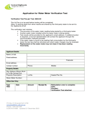 Fillable Online certified meter request - customer information Fax ...