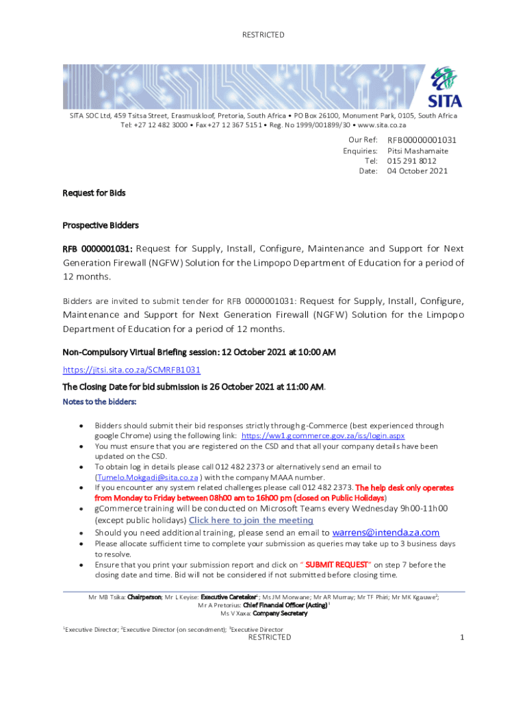 Fillable Online Fillable Online State Information Technology Agency ...