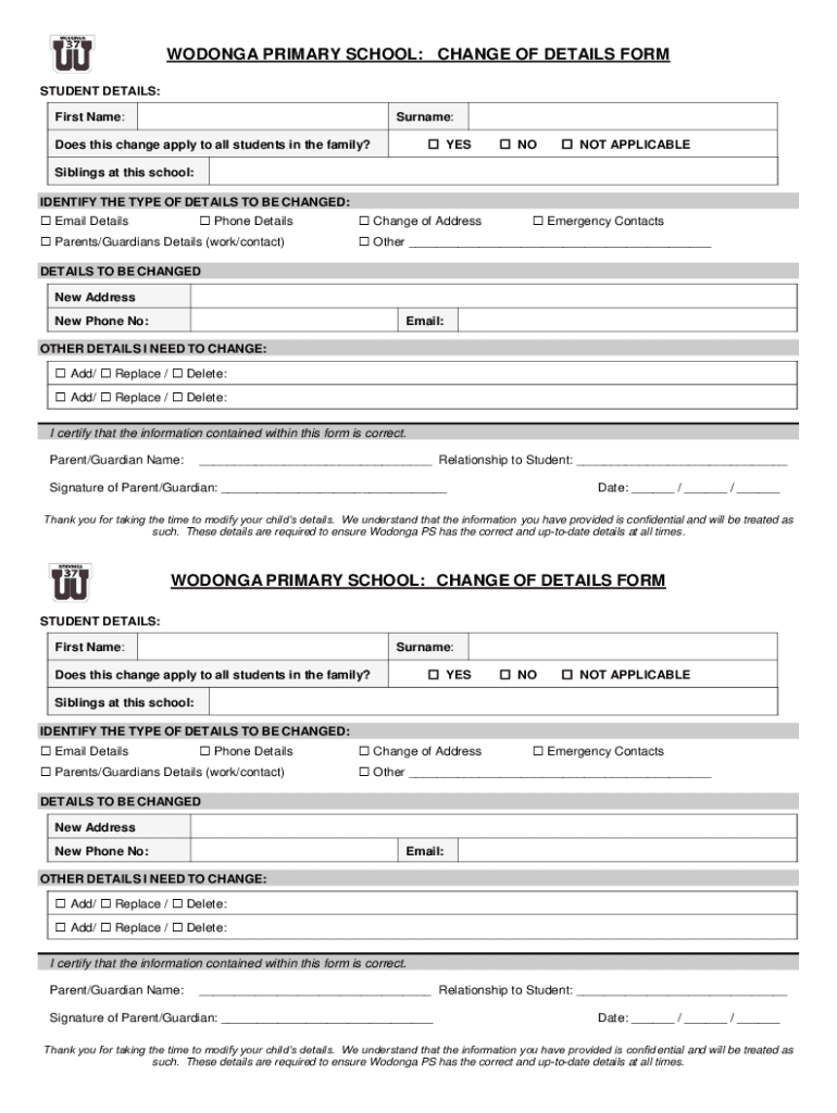 Fillable Online misd blackboard connect - enrollment form Fax Email Print - pdfFiller
