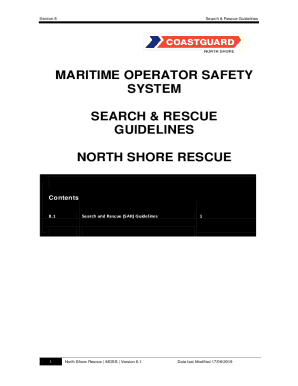 Fillable Online maritime operator safety system search & rescue ...