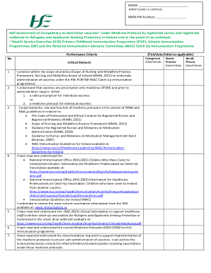 Fillable Online Competency Self-Assessment Tool for Registered Nurses ... Fax Email Print ...