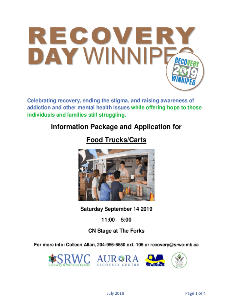 Fillable Online Information Package and Application for Food Trucks ...