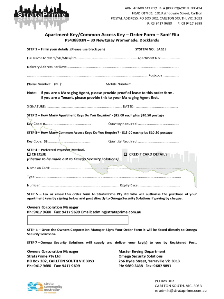 Fillable Online ABN: 40 609 513 017 BLA REGISTRATION: 000454 Fax Email ...