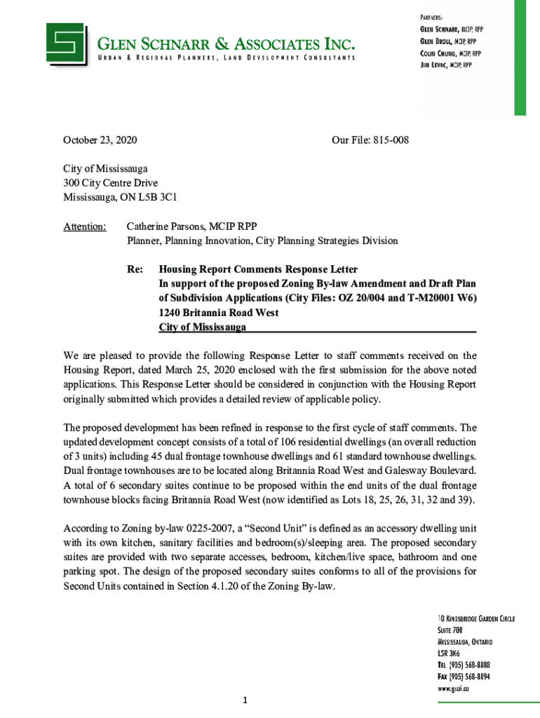 Fillable Online Official Plan and Zoning By-law Amendments to Permit as-of ... Fax Email Print ...