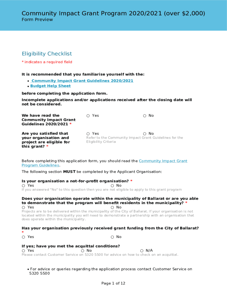 Fillable Online FY2024 Catalyzing Impact Grant Program Guidelines Fax Email Print - pdfFiller