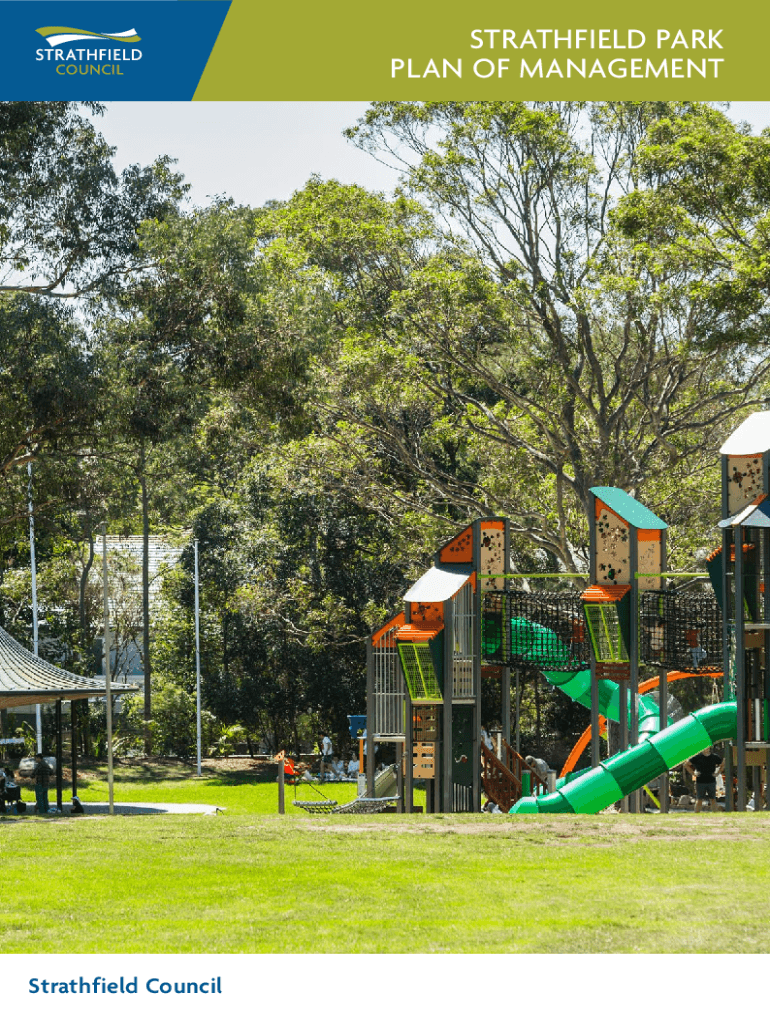 Fillable Online Strathfield Park Plan of Management and Masterplan ...